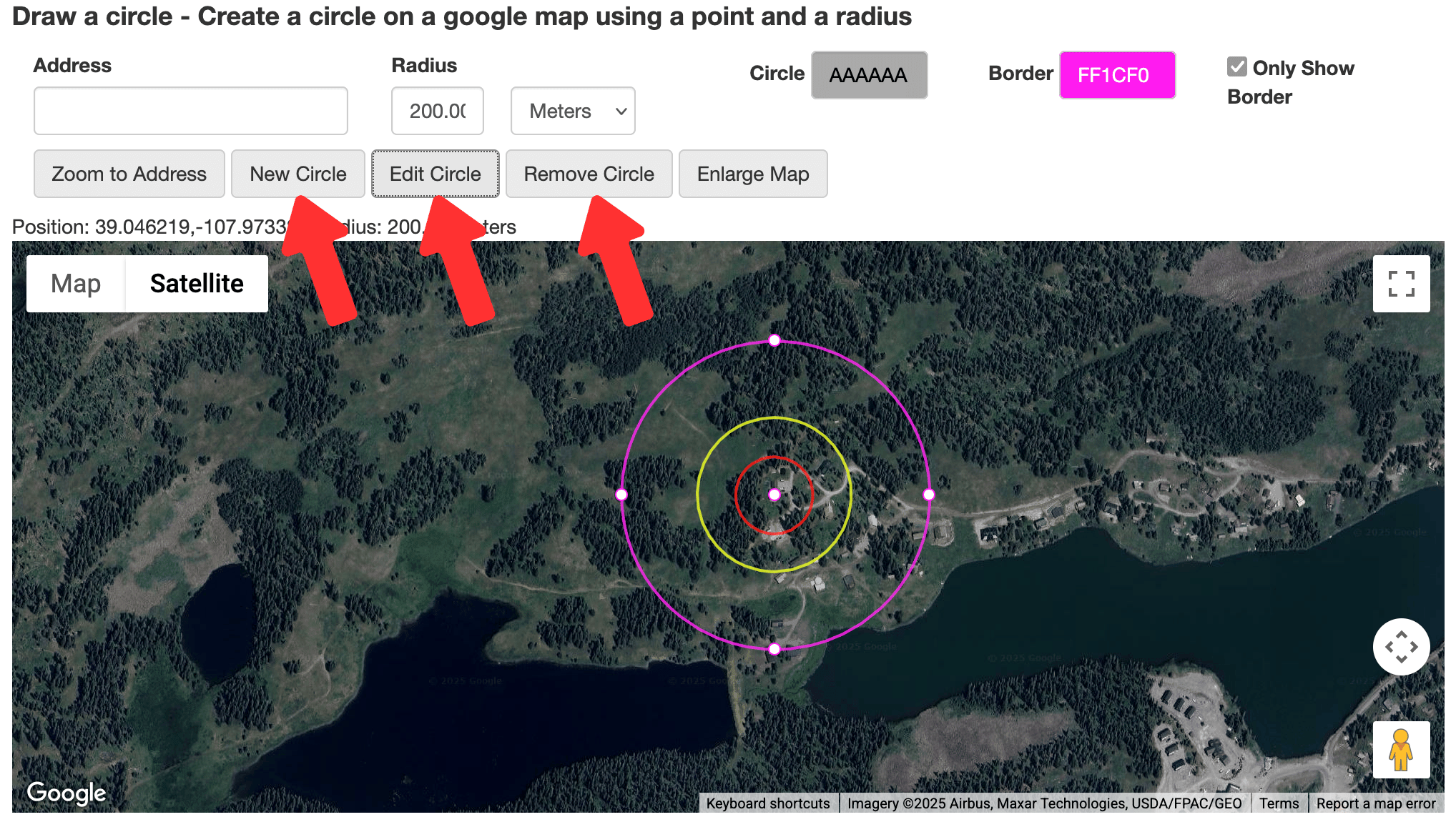 Tracer un cercle sur Google Maps: apprendre à évaluer les distances en survivalisme - Mouton ...